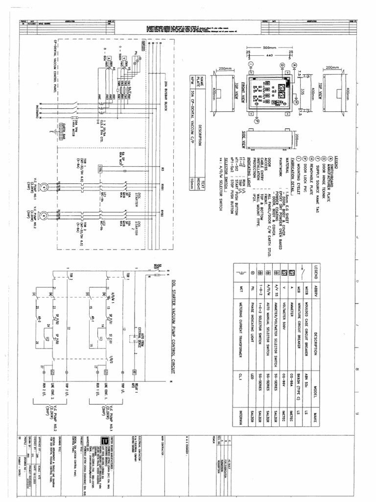 Suction Control Box Drawing | PDF