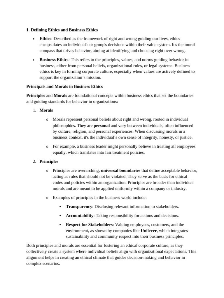 Lec 2 - Business Ethics | PDF | Morality | Business Ethics