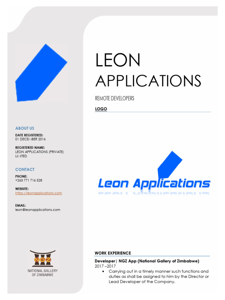 leon_apps_portfolio | PDF | Mobile App | Computing