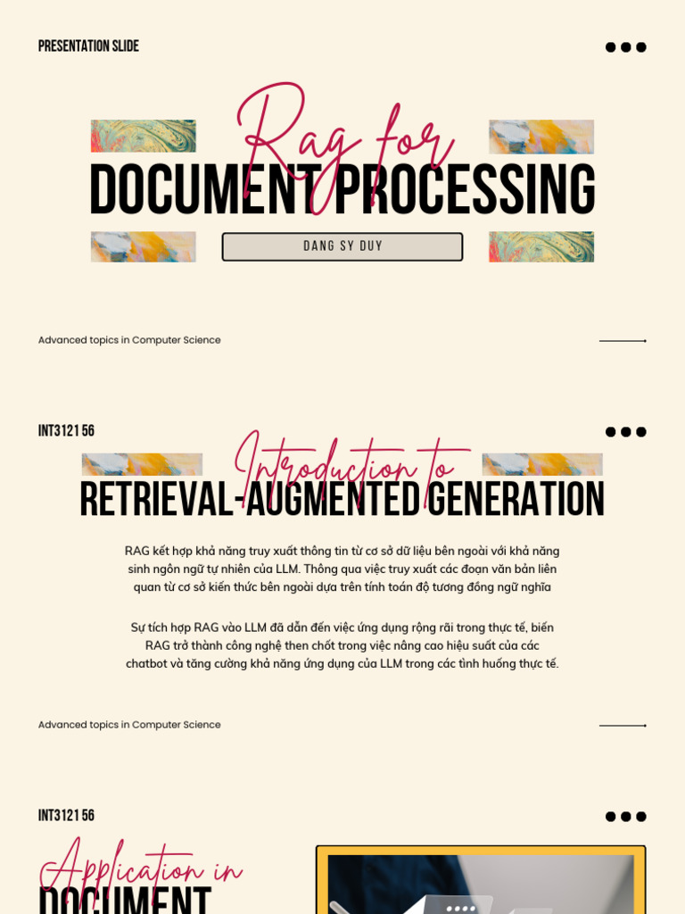 RAG For Comprehensive Document Processing | PDF