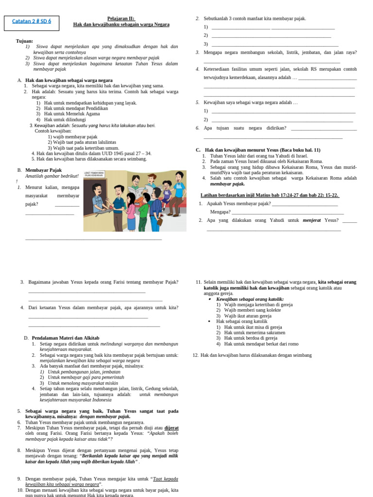 Catatan 2 Hak Dan Kewajiban | PDF