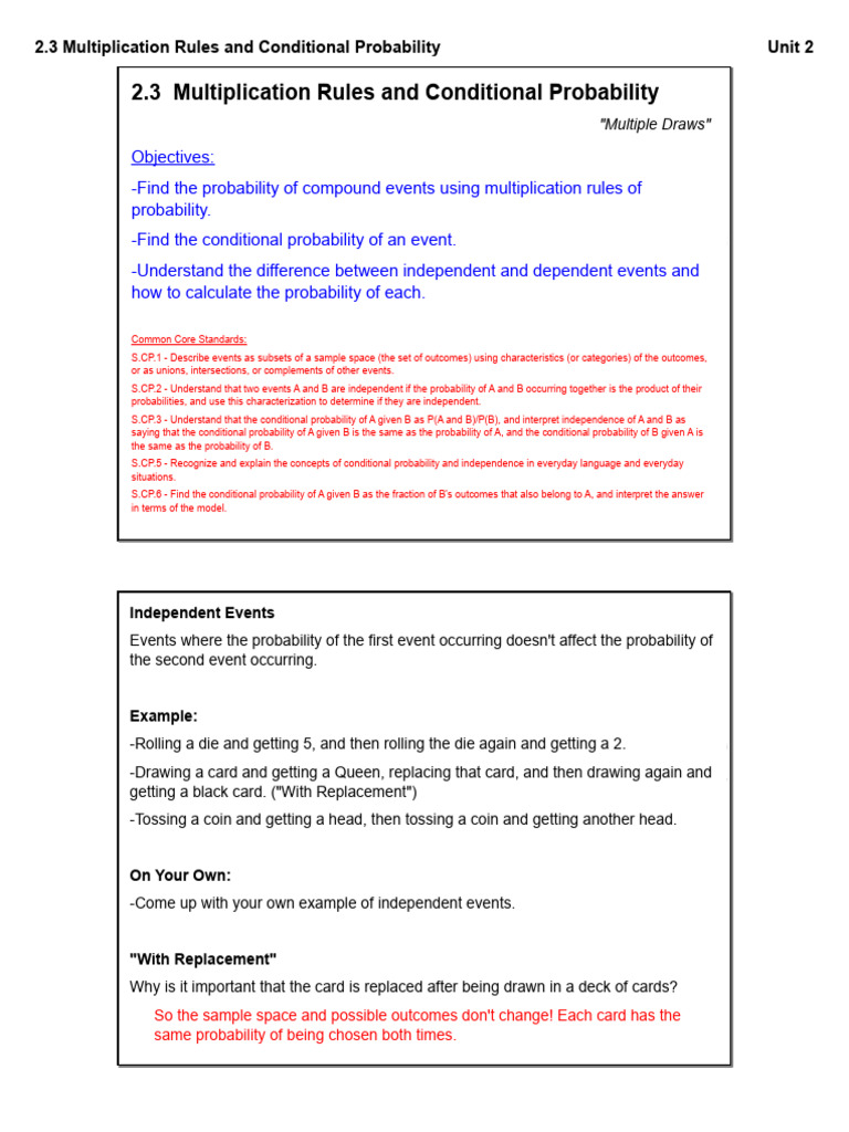 2.3-Multiplication-Rules-and-Conditional-Probability_Notes | PDF ...