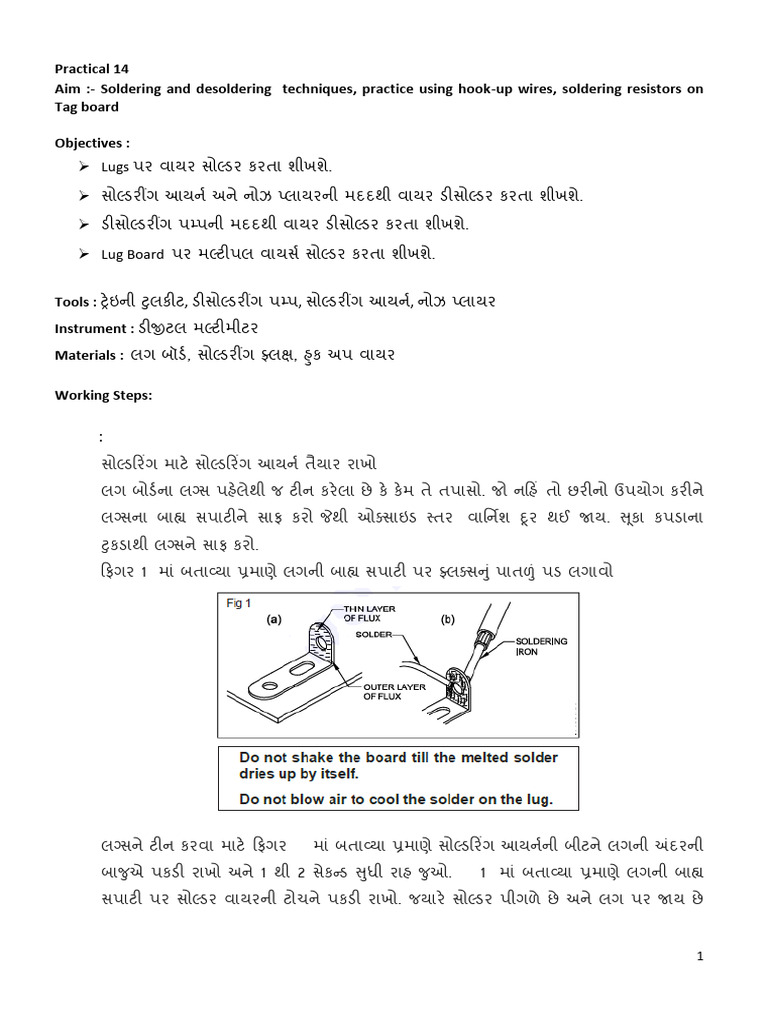 P14_soldering and desoldering techniques | PDF