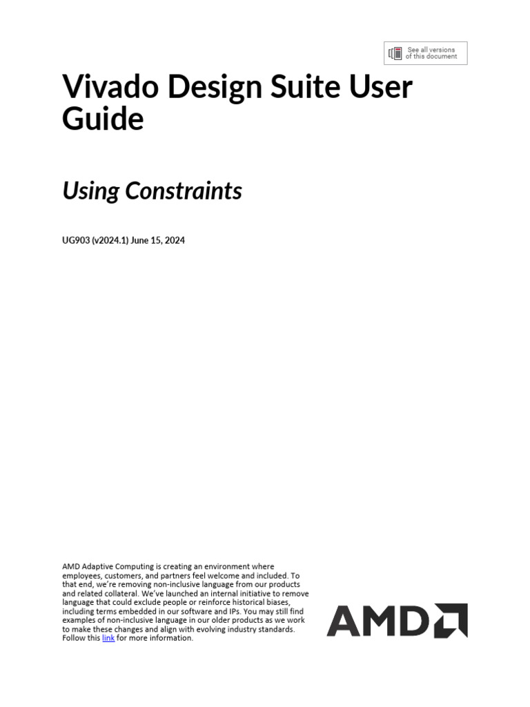 ug903-vivado-using-constraints | PDF | Integrated Development Environment | Command Line Interface
