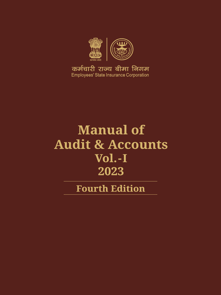 Manual of Audit & Accounts-Vol 1 | PDF | Audit | Banks