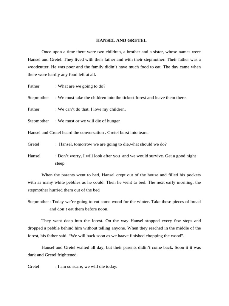 Hansel and Gretel | PDF | Hansel And Gretel | Hansel And Gretel (Opera)