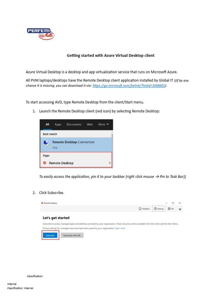 PVM Azure Virtual Desktop Quick Start | PDF