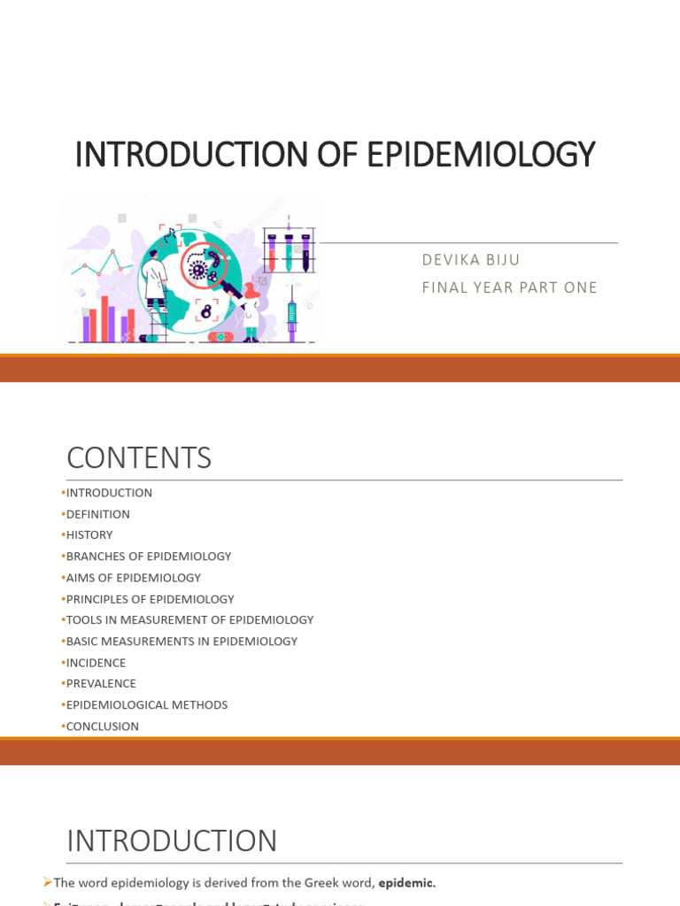 INTRODUCTION OF EPIDEMIOLOGY | PDF | Epidemiology | Incidence (Epidemiology)
