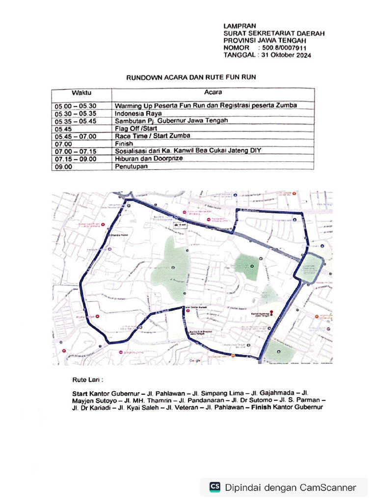 Rundown dan Rute | PDF