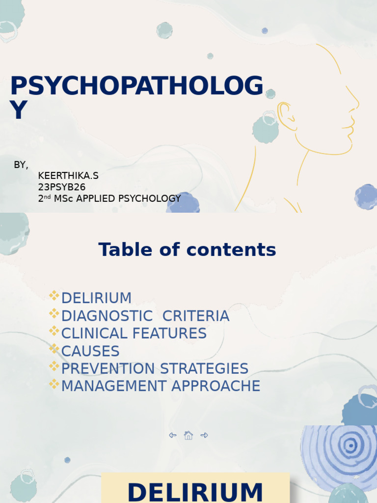 Psychopathology | PDF | Attention Deficit Hyperactivity Disorder ...