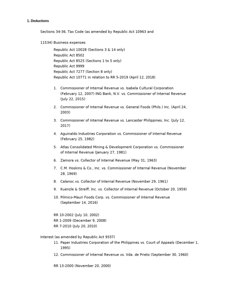 Nov-6-2024-Tax-Outline | PDF | Internal Revenue Service | United States Law