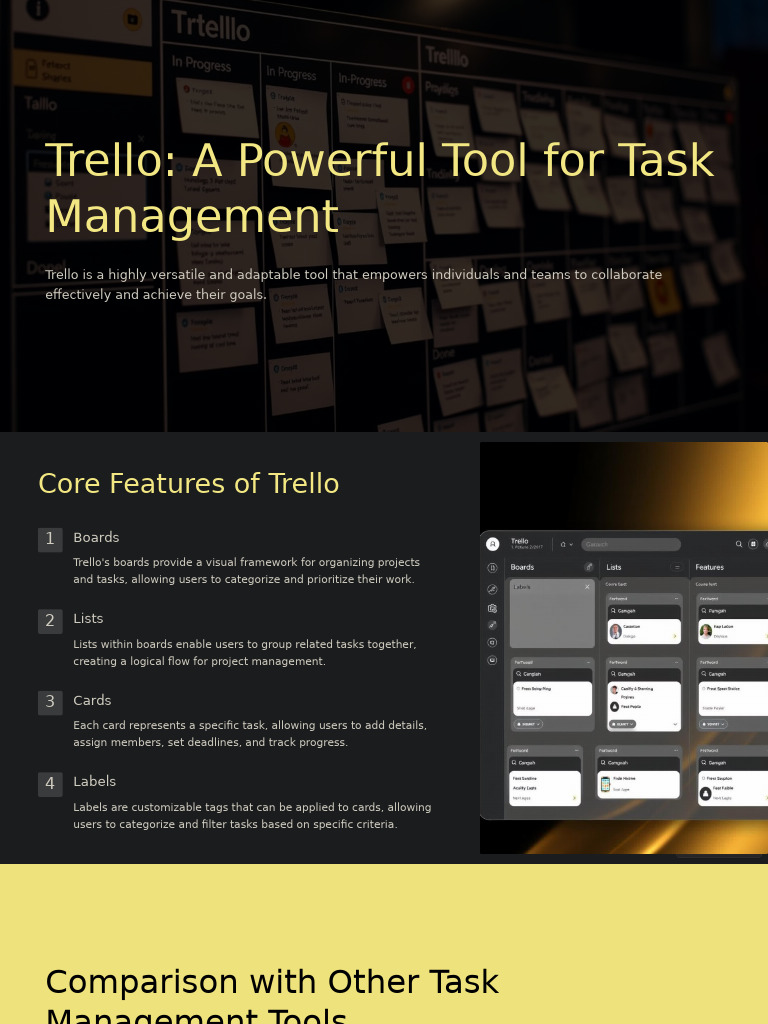 Trello A Powerful Tool For Task Management | PDF | Software Development Process | Agile Software ...