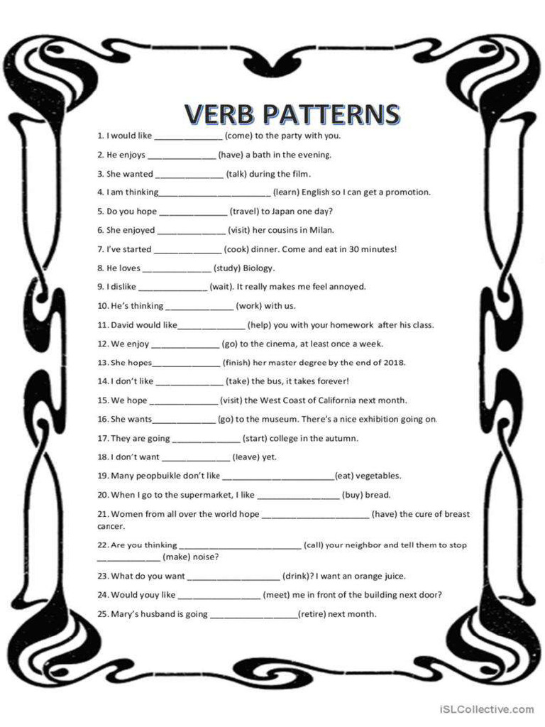 verb-patterns-activities-promoting-classroom-dynamics-group-form_92050 ...