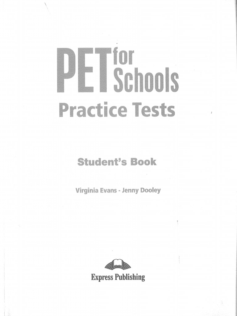 Pet For Schools - Testbook | PDF