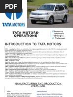 Tata Motors Pune Plant Overview | PDF | Engines | Automation