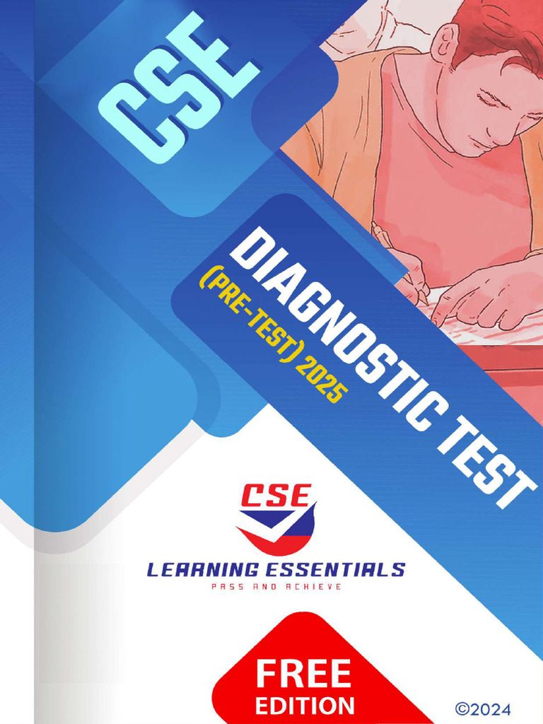 Civil Service Exam Diagnostic Test (Pre-Test) 2025 (Free Edition) | PDF ...