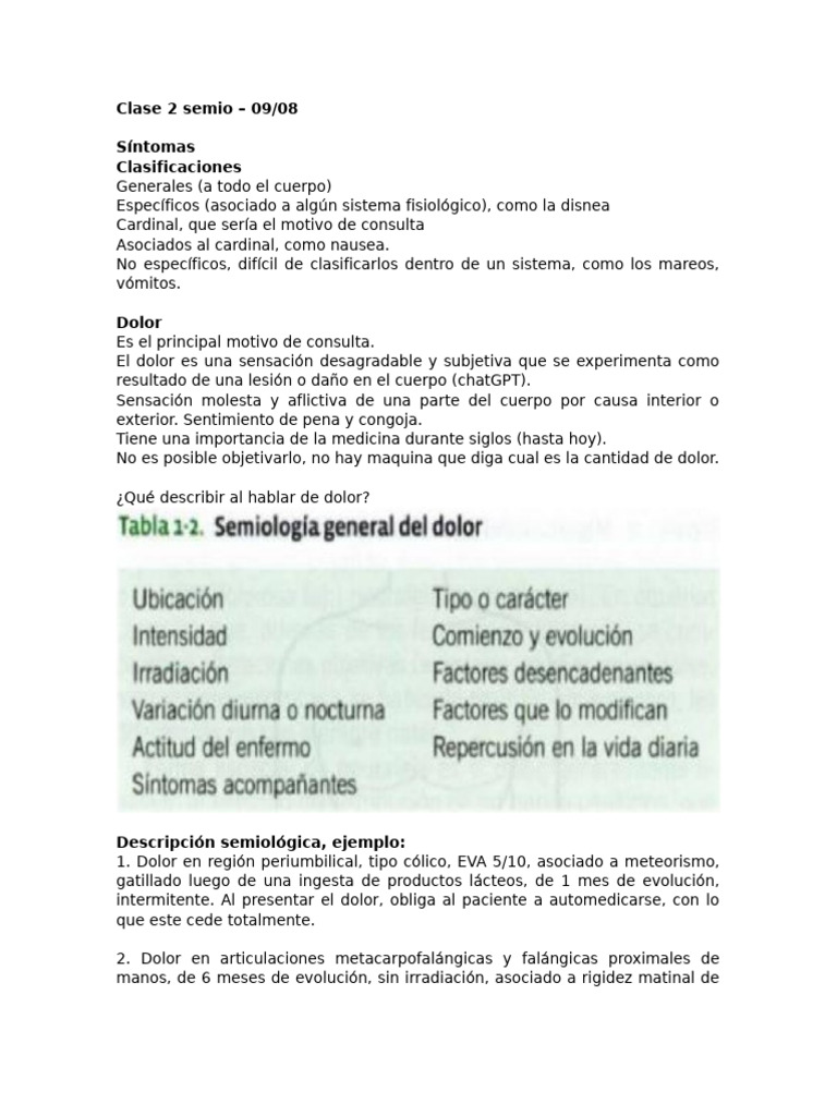 Clase 2 semio | PDF | Examen físico | Legumbres