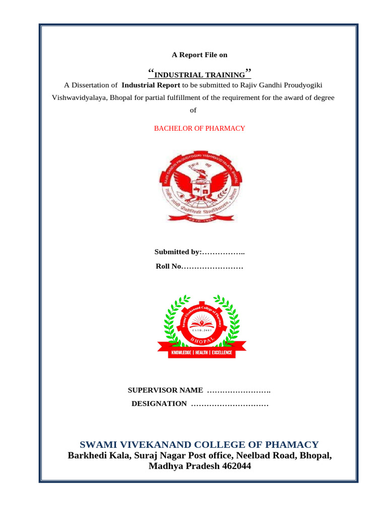 PROJECT REPORT front pages | PDF