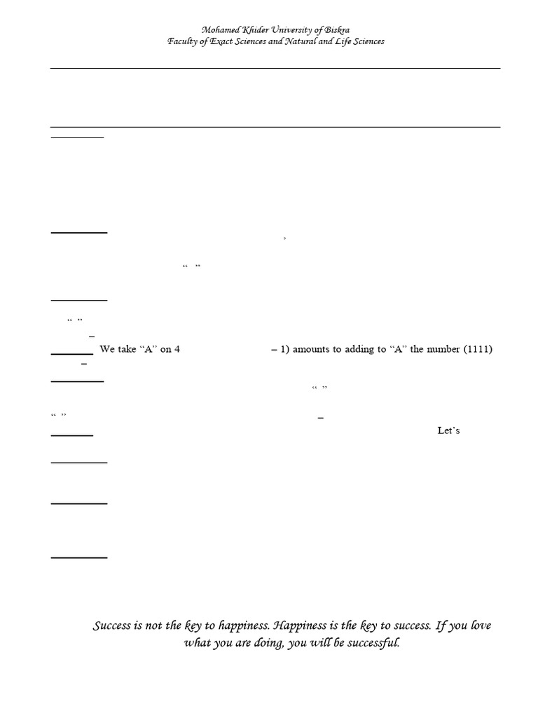 TD2-SM2 2023-2024 | PDF | Digital Electronics | Arithmetic