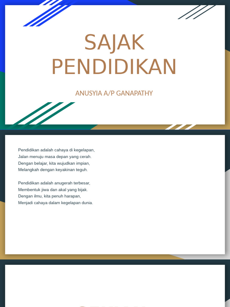 Sajak Pendidikan | PDF
