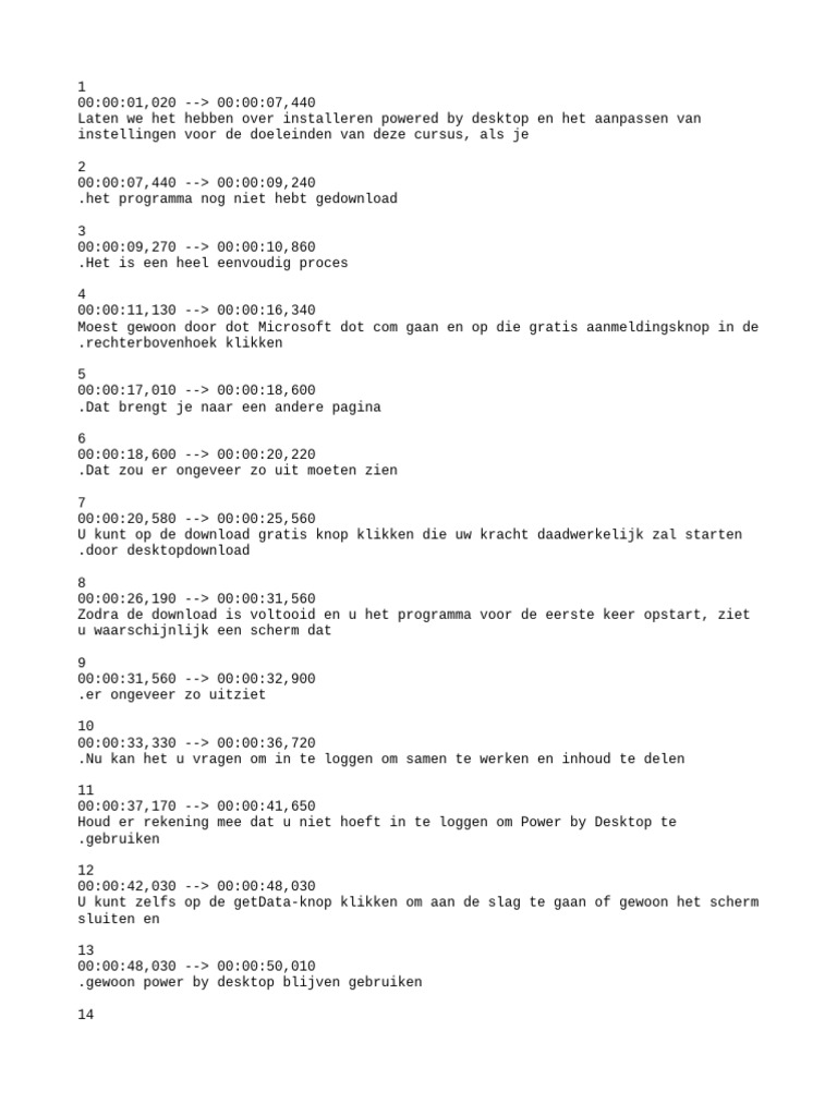 8 - Downloading Power BI & Adjusting Settings Dutch | PDF