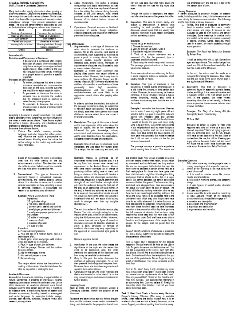 TEXT-AS-CONNECTED-DISCOURSE (1) | PDF