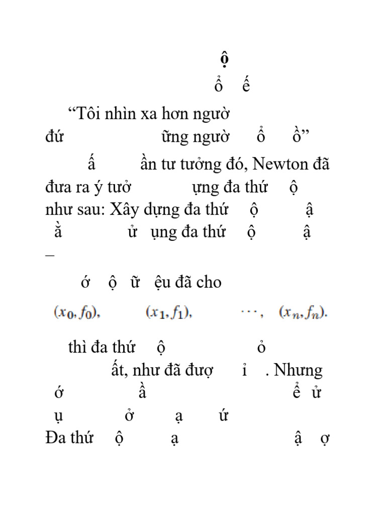 BG Ch4 Bài 3. PP N I Suy Newton | PDF