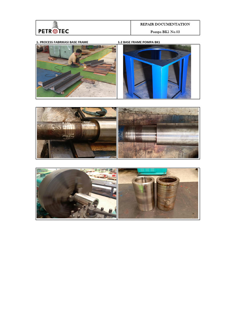 DOCUMENTATION PROCESS REPAIR BK1 No. 3 | PDF