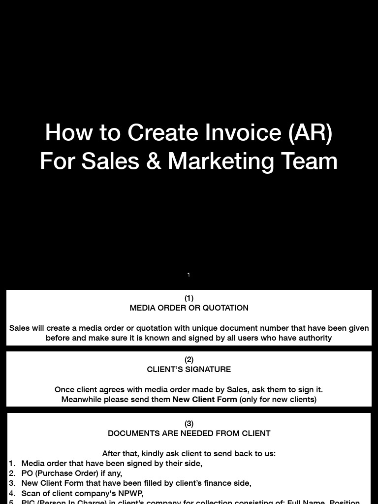 SOP Collection & Vendor Invoicing | PDF | Service Industries