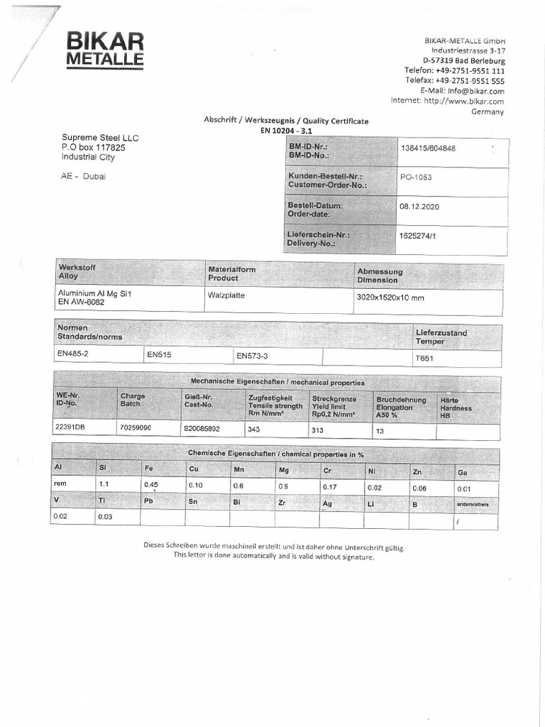 MTC 10mm PLT, Rhs 60x40x3mm | PDF