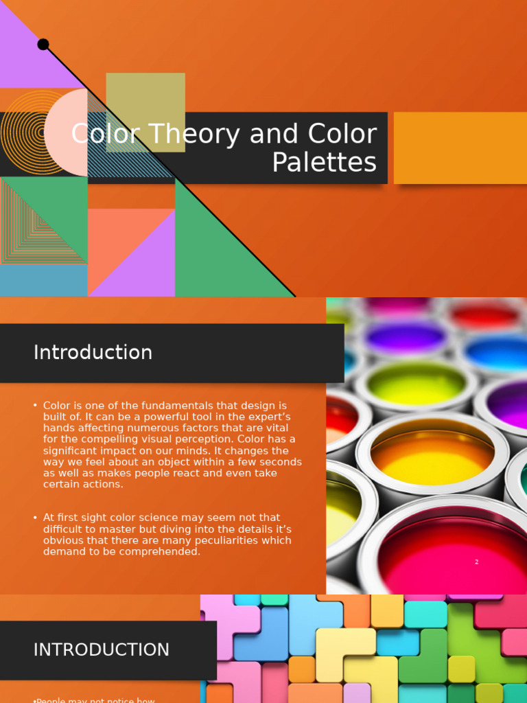 Color Theory and Color Palettes | PDF | Color | Visual Perception