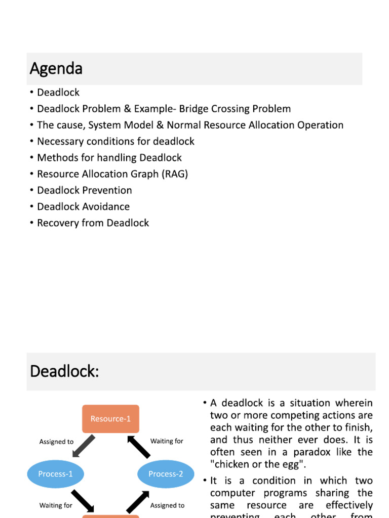 Deadlock LU | PDF