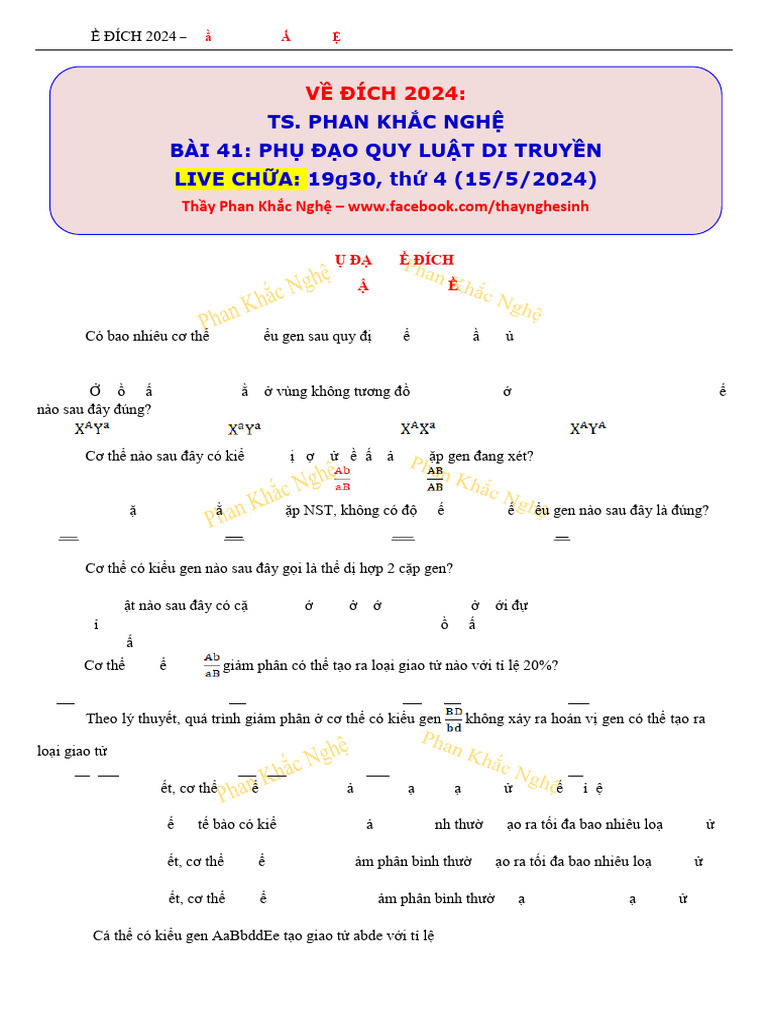 Bài 41. PH Đ o QLDT | PDF