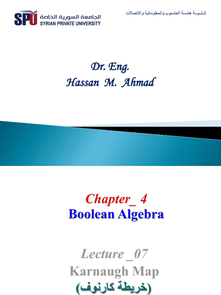 Ch-04 Lec-7 Karnaugh Map | PDF | Algebra | Applied Mathematics