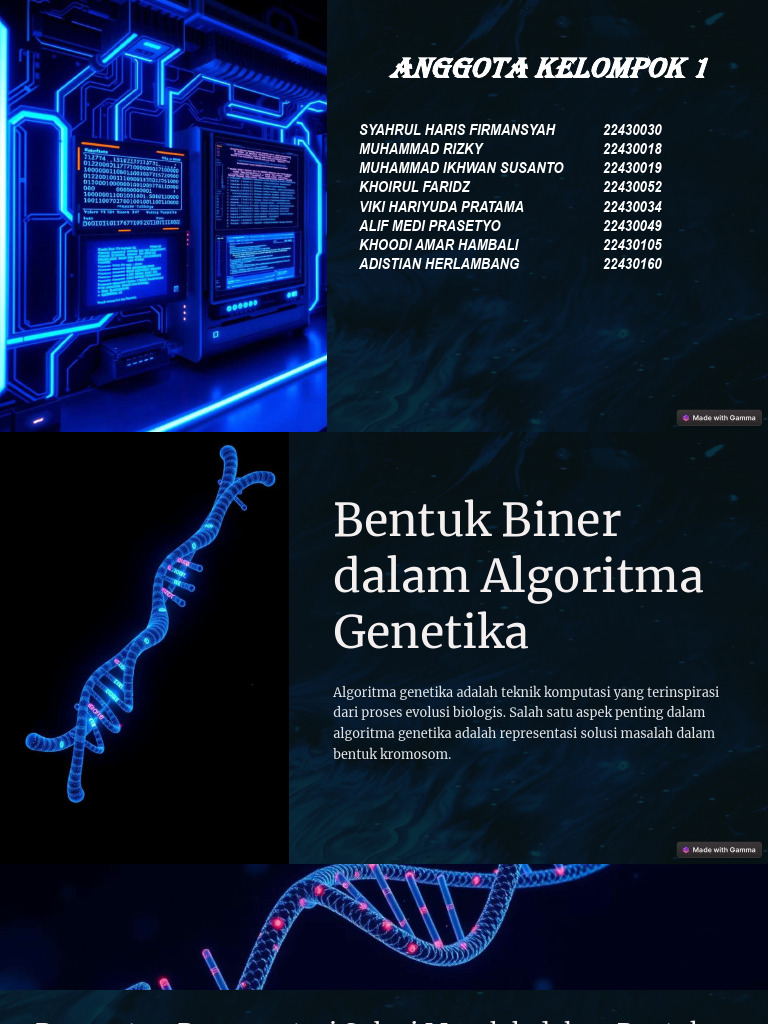 Bentuk-Biner-dalam-Algoritma-Genetika | PDF
