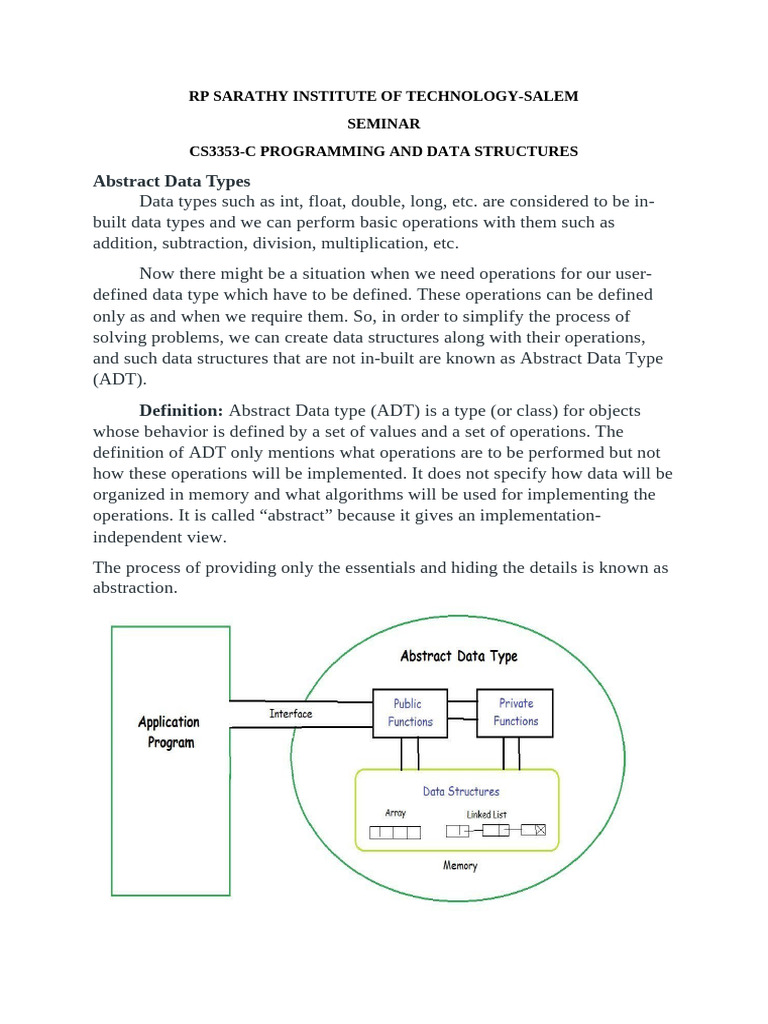 Seminar 3 | PDF | Queue (Abstract Data Type) | Data Type