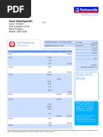 Nationwide Bank Statement - TemplateLab | PDF | Business | Payments