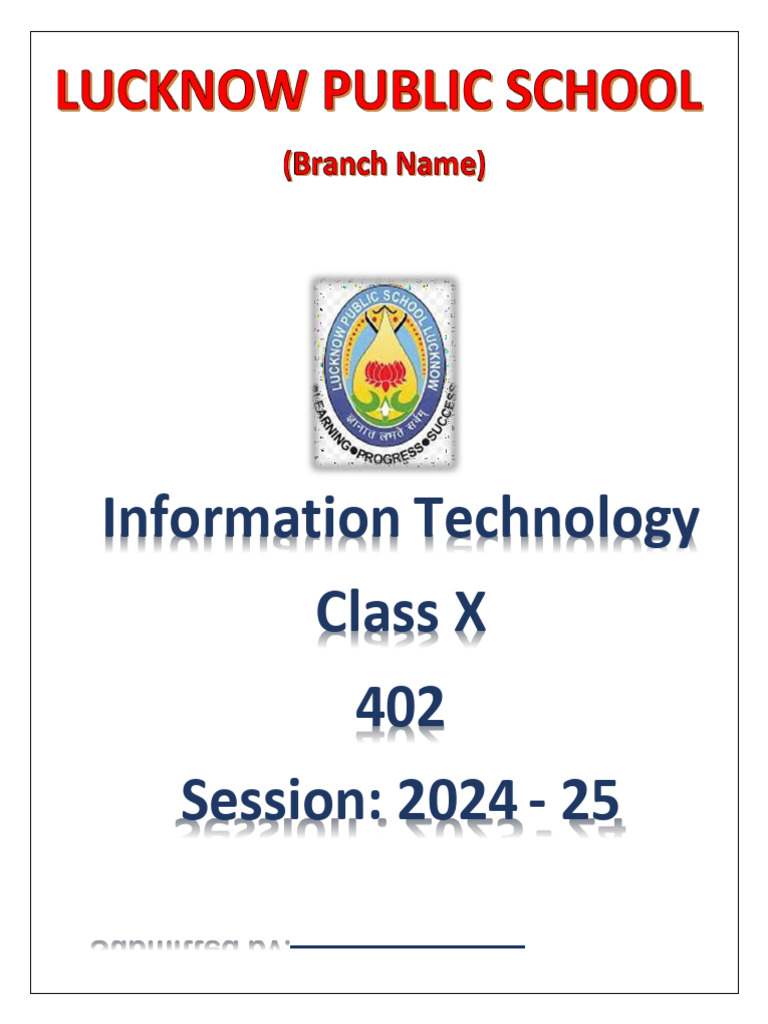 Class X IT Practical Guide | PDF