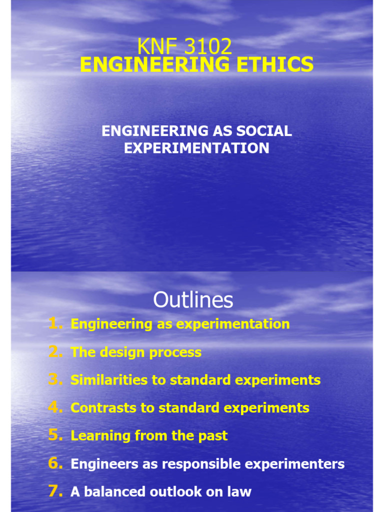 Lecture Week 5 (P2) | PDF | Experiment | Engineering