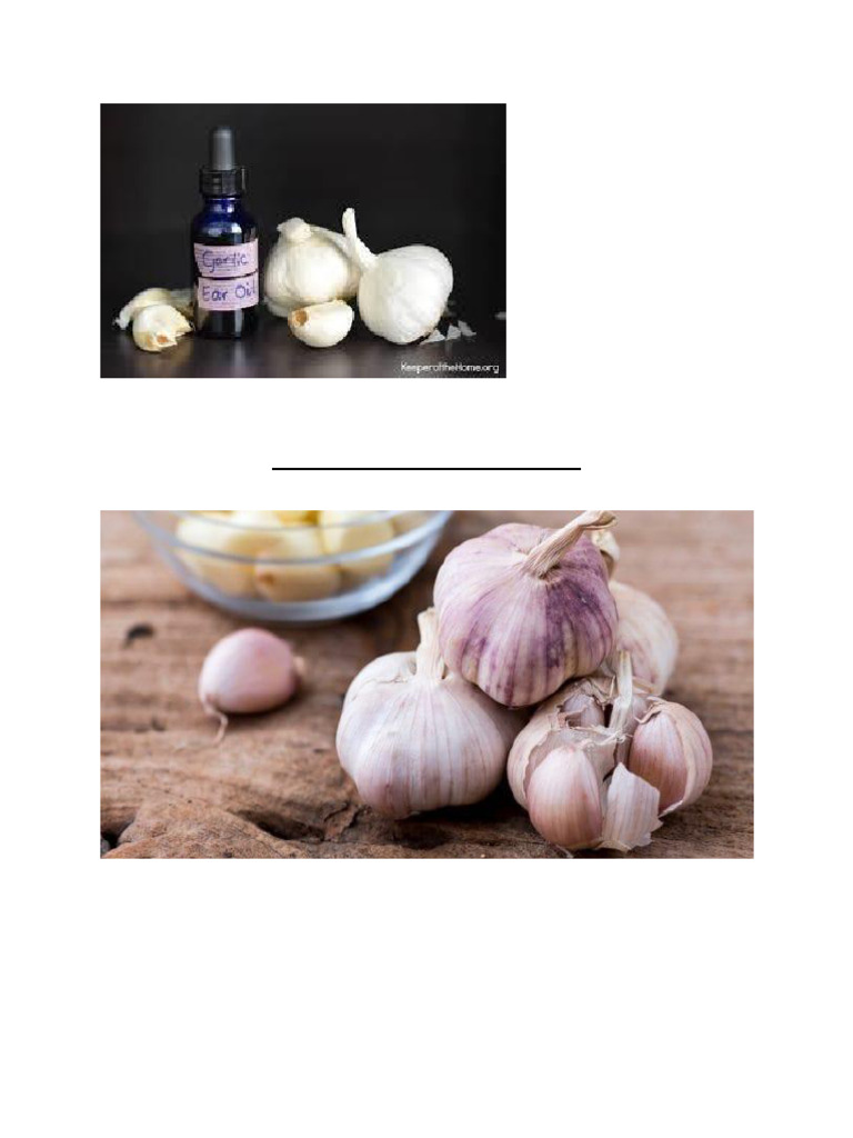 Natural Ear Infection Remedies | PDF | Garlic | Common Cold
