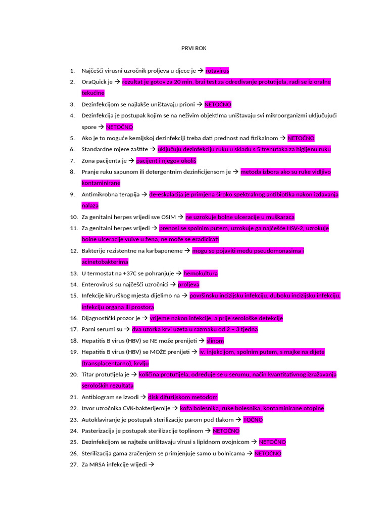 Mikrobiologija ISPIT | PDF