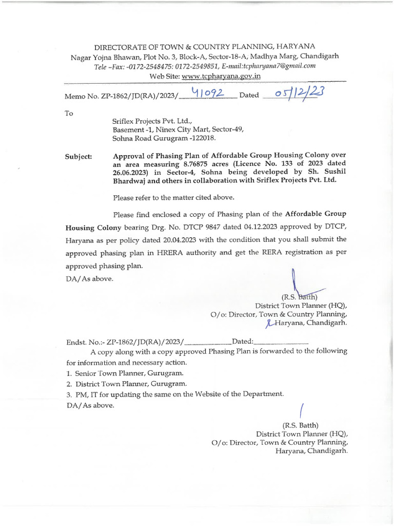 15 Approval of Phase 1 Plan (05 Dec 2023) (1) | PDF