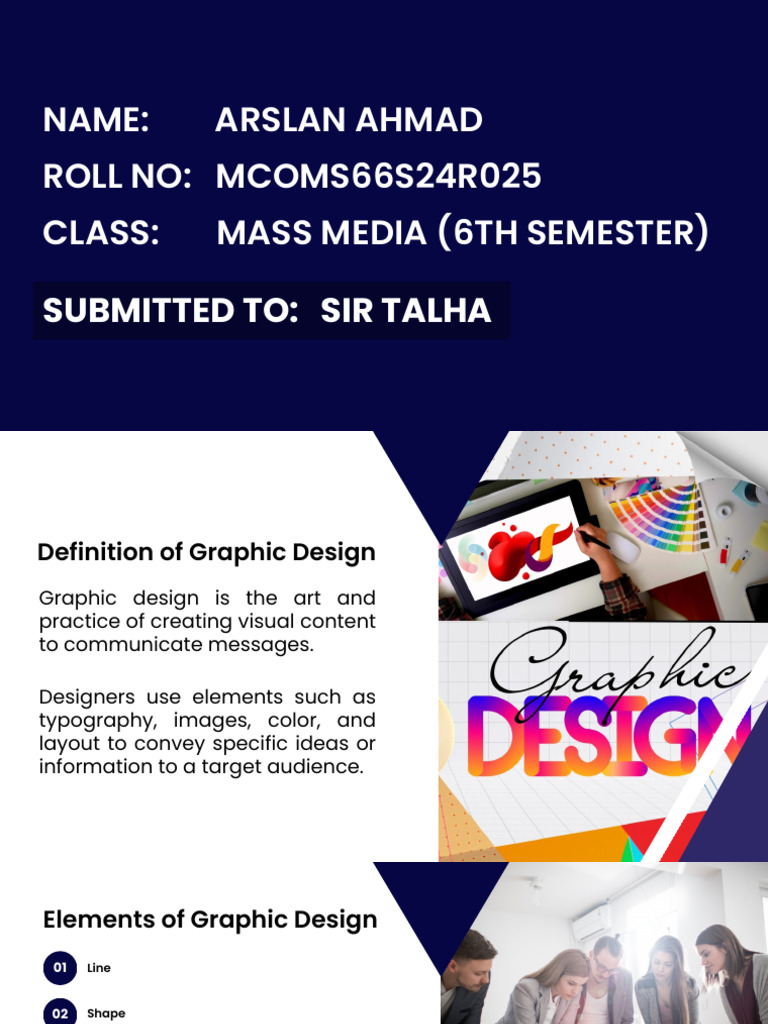Presentation by Arslan Ahmad | PDF | Typography | Shape