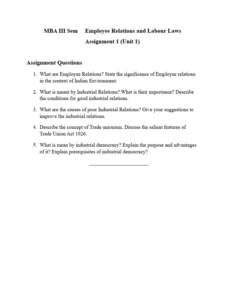 7 Unit 1 Assignment 1 | PDF