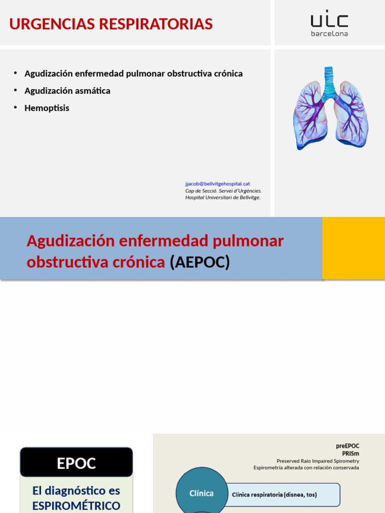 Clase Urgencias Respiratorias 1 | PDF | Asma | Medicina CLINICA
