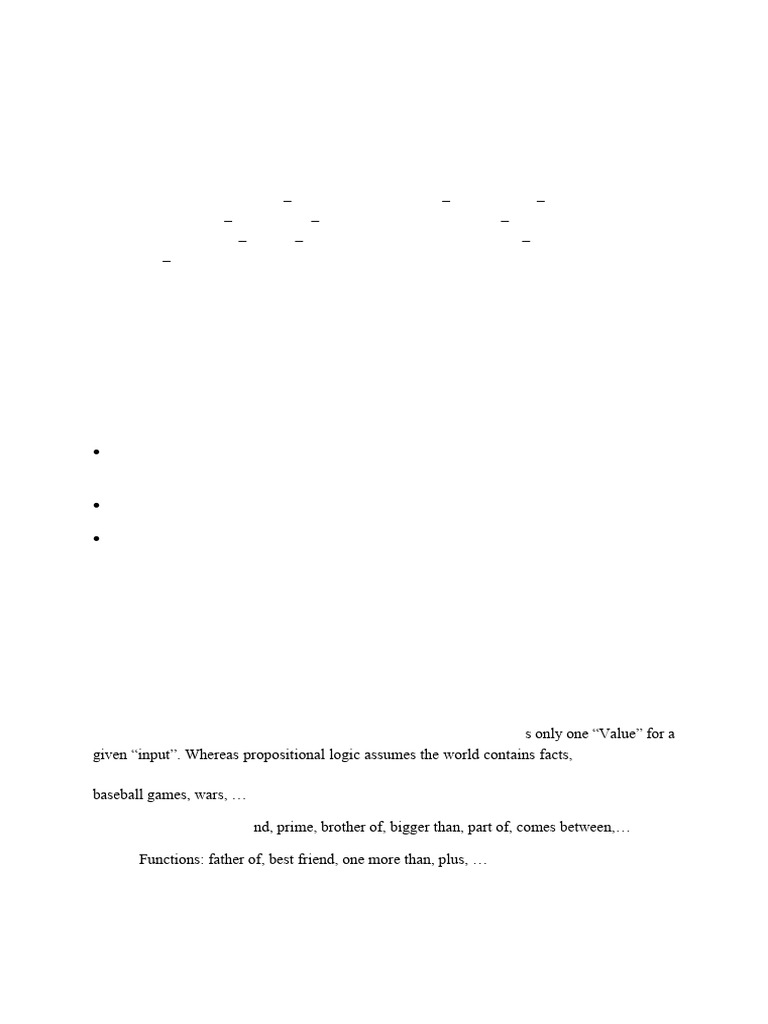 Unit-3 AI | PDF | Logic | Interpretation (Logic)