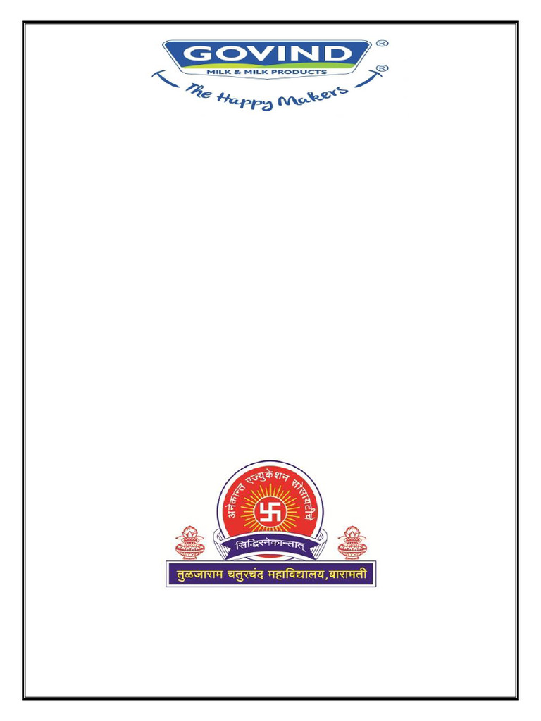 Govind Milk.... | PDF | Butter | Milk