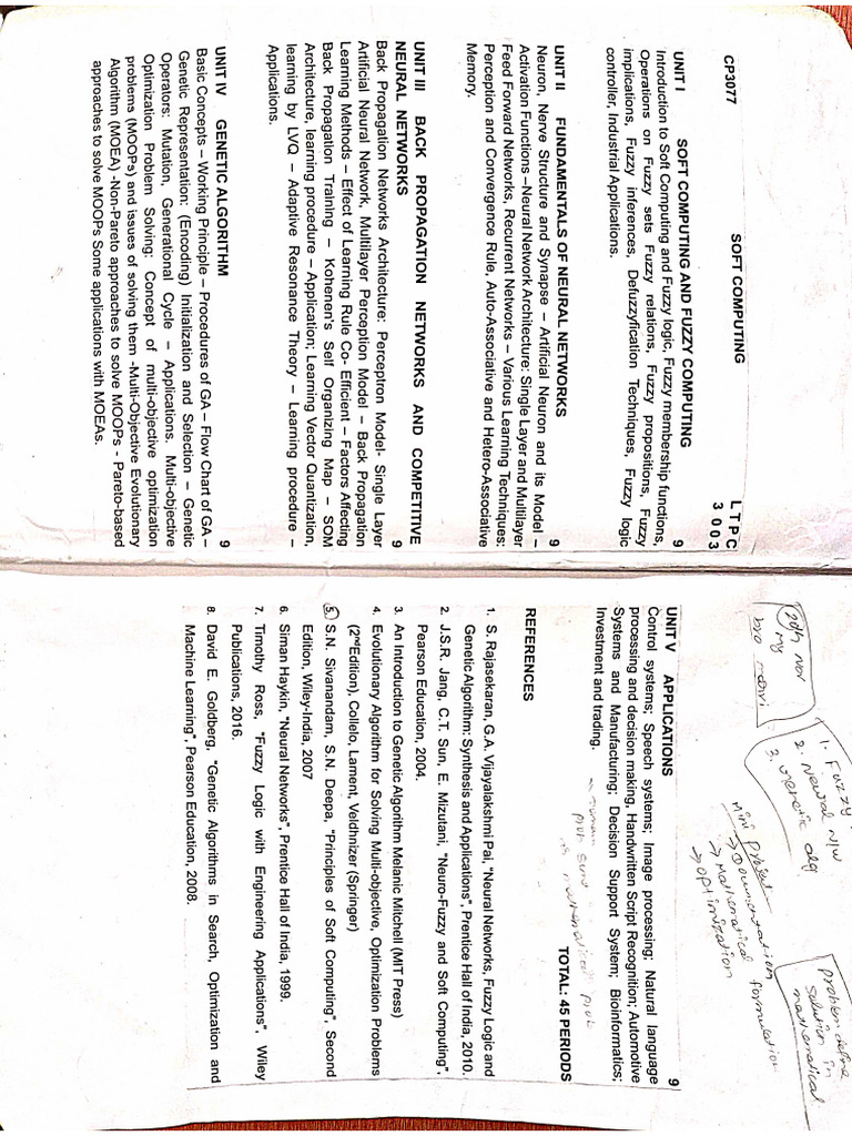SC Class Notes | PDF