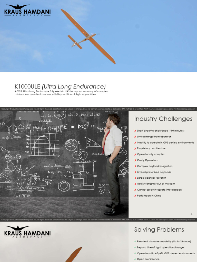 Kraus Aerospace K1000ULE Product Presentation (PRESENT) | PDF | Radio ...