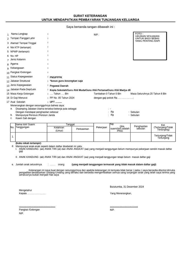 Format Kp4 2025 | PDF